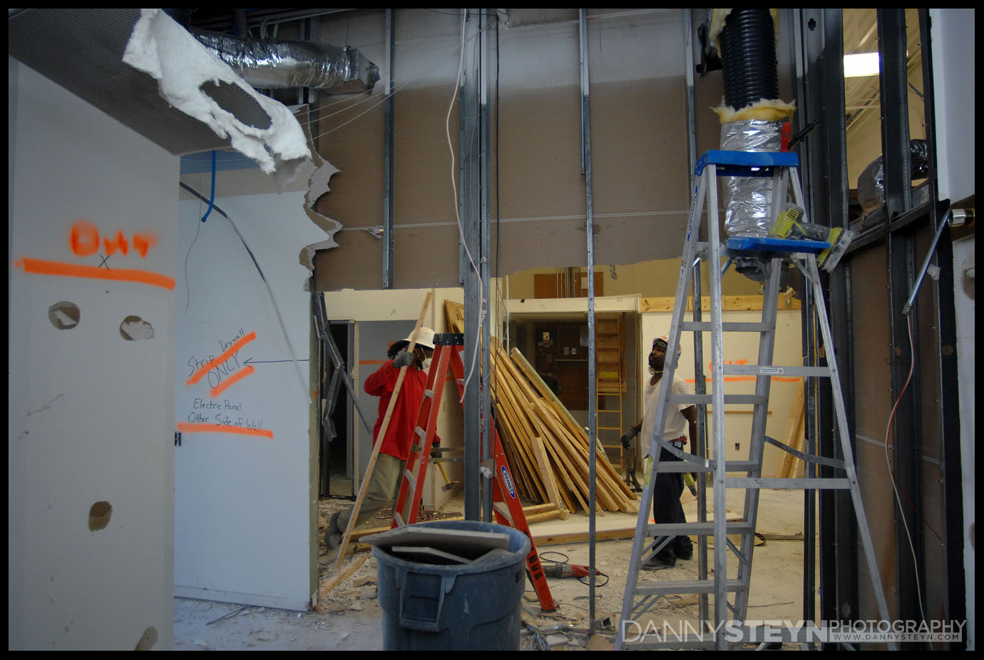 Demolition Phase - New Photography Studio Construction Project - From ...